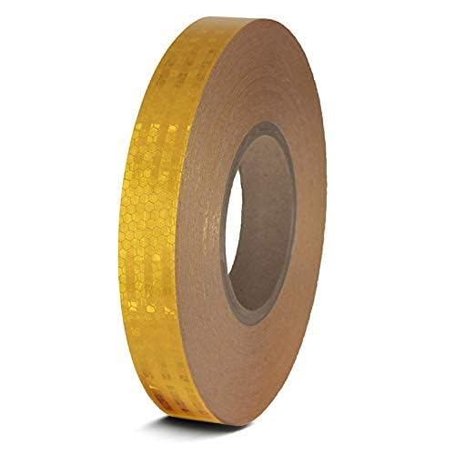 CREWBOLT Reflective Tape 1 Inch 48 Meter Reflective Warning Tape ...