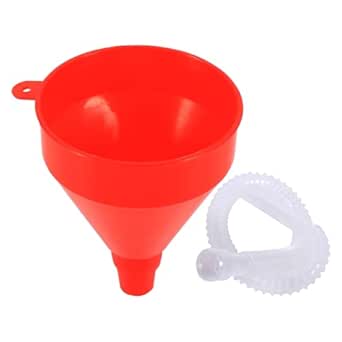 Amazon.com: Psytfei Funnel Flexible Quick Fill Funnel Multiple Red ...