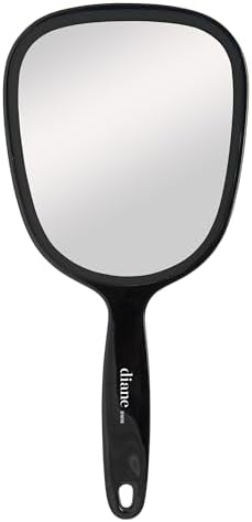 Amazon.com: OMIRO Hand Mirror, All Black Handheld Mirror with Handle, 6 ...