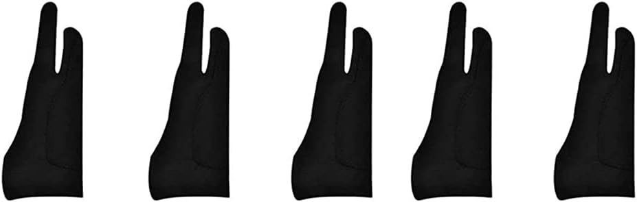 Amazon.com: Geuxe 5 Pack Artist Gloves for Tablet Digital Drawing Glove ...