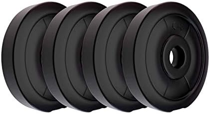 A.S GALLERY Rubber weights for home gym, rubber weights, (01Kg X 2 ...