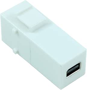 Amazon.com: MyCableMart Keystone Jack Wallplate Insert/Coupler Type ...