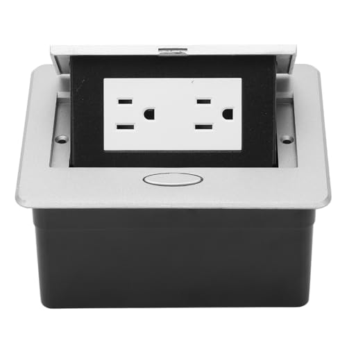 Recessed Hidden Countertop Socket 2 Outlets Pop Up Floor Electrical ...