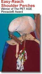 Amazon.com : Easy Ride Bird Shoulder Perch with Droppings Pouch : Pet ...