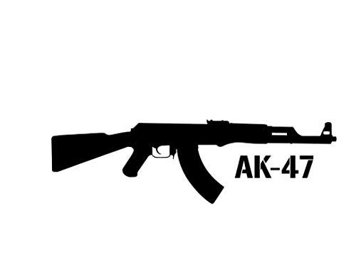 SIGN EVER Ak 47 Stickers for Car Bike Sides Door Bumper Hood Vinyl ...