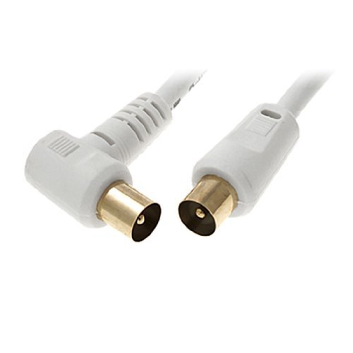 TV Male to Male RF Coaxial Fly Lead Shielded Cable 4. 56m : Amazon.in ...