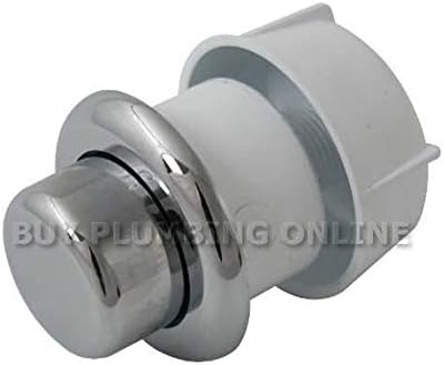 Thomas Dudley 324379 Royal Palm Push Single Flush Button, Chrome ...