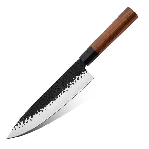 Amazon.com: BRAVESTONE 8-Inch Hand-Forged Japanese Chef's Knife : Home ...