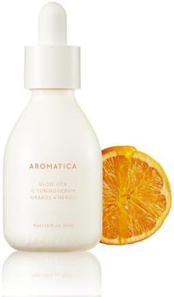 Amazon.com: AROMATICA Glow Vita C Toning Serum Orange & Neroli 30ml : Beauty & Personal Care