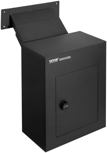 VEVOR Through The Wall Drop Box, Heavy Duty Steel Through The Wall ...