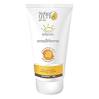 Nuface Ultra Sunscreen - Tube of 50 g Gel : Amazon.in: Health ...