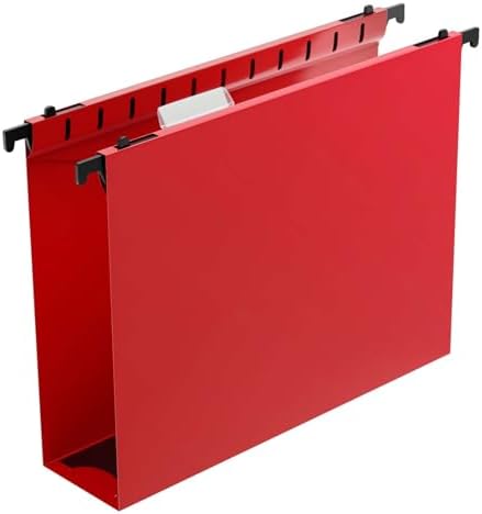 Amazon.com : Shutex Extra Capacity Plastic Hanging File Folders,12 Pack ...