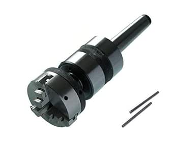 Revolving Center MT2 Shank with 3 Jaw 50 mm Chuck Mounting for Lathe's ...