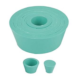 Silicone Funnel, 9Pcs Rubber Filter Adapter Cones Stopper Buchner ...