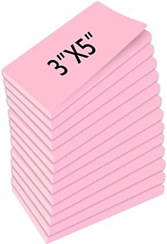 Post-it Notes, 3 x 5-Inches, Assorted Pastel Colors, 5-Pads/Pack ...