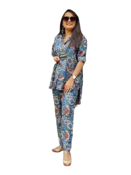 Buy CUPIDVIBE Women Cord Set Dress (Blue) at Amazon.in