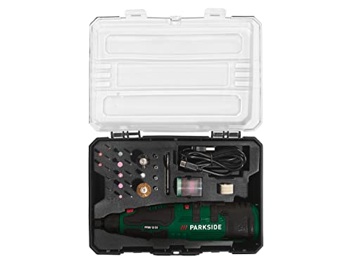 Parkside 12V Cordless Rotary Tool Multi Grinder PFBS 12 B6 for Drilling ...