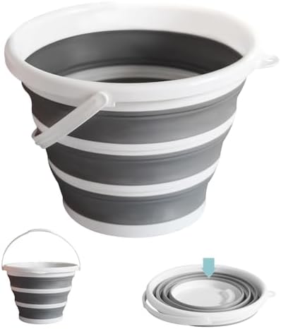 Moodyin Collapsible Water Bucket (10L / 2.6 Gal) – Portable, Easy to ...
