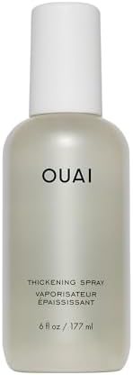Amazon.com : OUAI Hair Thickening Spray - Thickening & Volumizing Spray ...