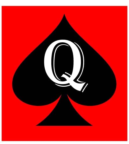 Amazon.com: Queen of Spades Stickers TWO PACK. Multiple Sizes to choose ...