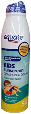 Amazon.com: Equate Kids Sunscreen SPF 50 Continuous Spray : Baby