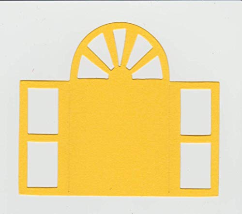 Amazon.com: Window Frame Die Cuts quality Cardstock Paper - 25 pieces ...