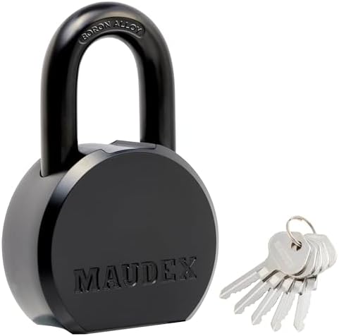 Maudex® PML65 Heavy Duty Padlock - High Security with Boron Alloy ...