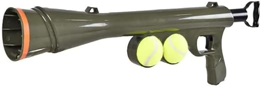 Dog Tennis Ball Launcher Portable Pet Fetch Gun, Outdoor Interactive ...