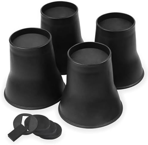 Amazon.com: BTSD-home Bed Risers 6 Inch, Heavy Duty Round Furniture ...