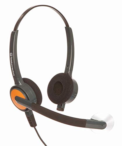 Telekonnectors Celesta Uno Binaural NC Headset with Dual Adaptor (USB ...