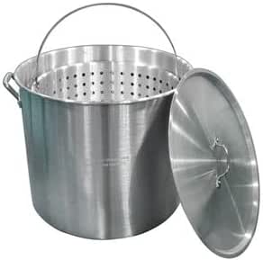 Amazon.com: Crawfish Boil Pot w/Drain Basket 120 Qt - Crawfish Pot ...