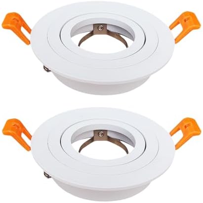 BRENDAXIN 2 Round White (3.6 inches), GU10 Downlight housing, Inlaid ...