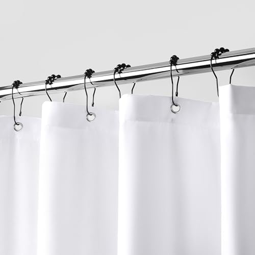 Amazon.com: downluxe Waterproof Fabric Shower Curtain Liner, Soft Cloth ...