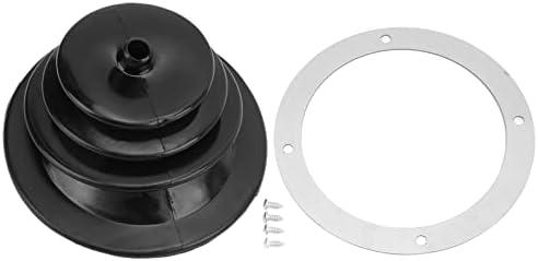 Amazon.com: Tbest Universal Car Shift Knob Boot,Shifter Boot and Plate ...
