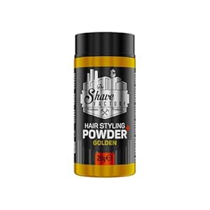 Amazon.com: the shave factory Golden Hair Styling Powder (20g) - Powder ...
