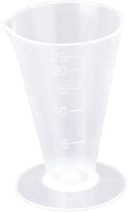 Reusable Plastic Triangle Measurement Beaker with Scale Measuring Cup ...