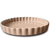 Amazon.com: Mora Ceramic Tart Pan, 9.5 Inch Large Porcelain Baking Dish ...