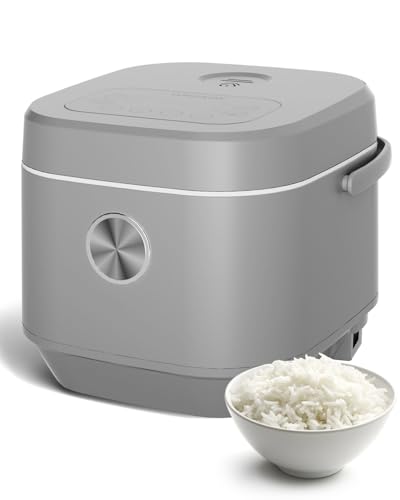 YOKEKON Rice Cooker 10 Cup, Stainless Steel Inner Pot, Low Carb Large ...