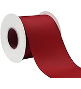 Amazon.com: Ribreeze 3 inch Red Grosgrain Ribbon 15 Yards for Gift ...