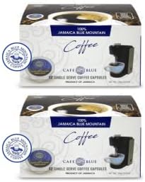 Amazon.com: Cafe Blue 100% Jamaica Blue Mountain Coffee, Medium Roast ...