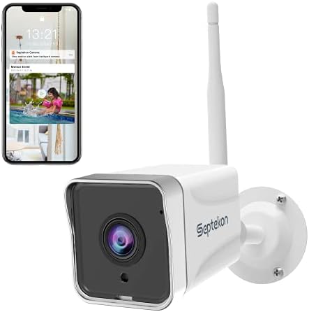 Amazon.com : Septekon 2K Security Camera Outdoor，WiFi Cameras for Home ...