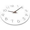 Amazon.com: Mosewa Wall Clock 10 Inch Silent Non Ticking Wood Battery ...