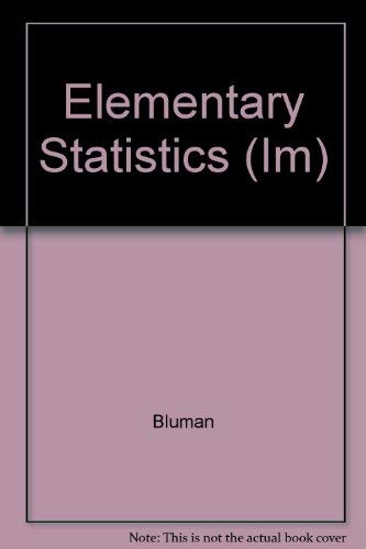 Buy Elementary Statistics (Im) Book Online at Low Prices in India ...