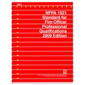 NFPA 1021: Standard for Fire Officer Professional Qualifications, 2009 ...