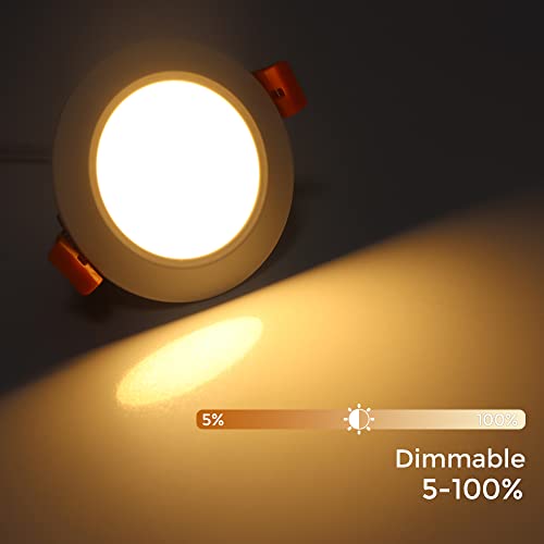Snapklik.com : 3 Inch LED Recessed Lighting Dimmable Downlight, 5W (40W ...