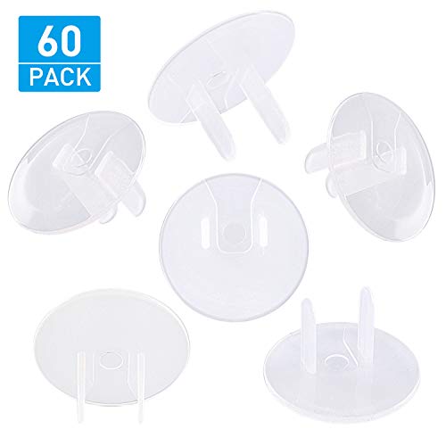 Outlet Plug Covers Baby Proofing(60 Pack), Minkle Clear Childproof Safe ...