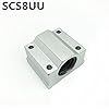 Amazon.com: SC8UU SCS8UU 8mm Slide Unit Block Bearing Steel Linear Motion Ball Bearing Slide ...