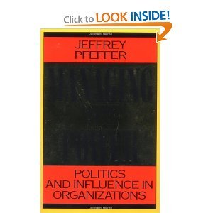 Managing With Power: Politics and Influence (text only) by J.Pfeffer: J ...