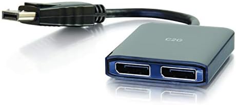 C2G DisplayPort 1.2 to Dual Displayport 4K Dual Monitor MST Hub, DP ...