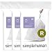 Amazon.com: simplehuman Code R Custom Fit Drawstring Trash Bags in ...